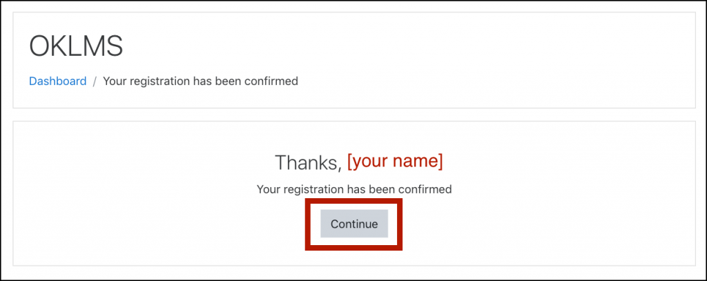 Confirming Your New Account – Help