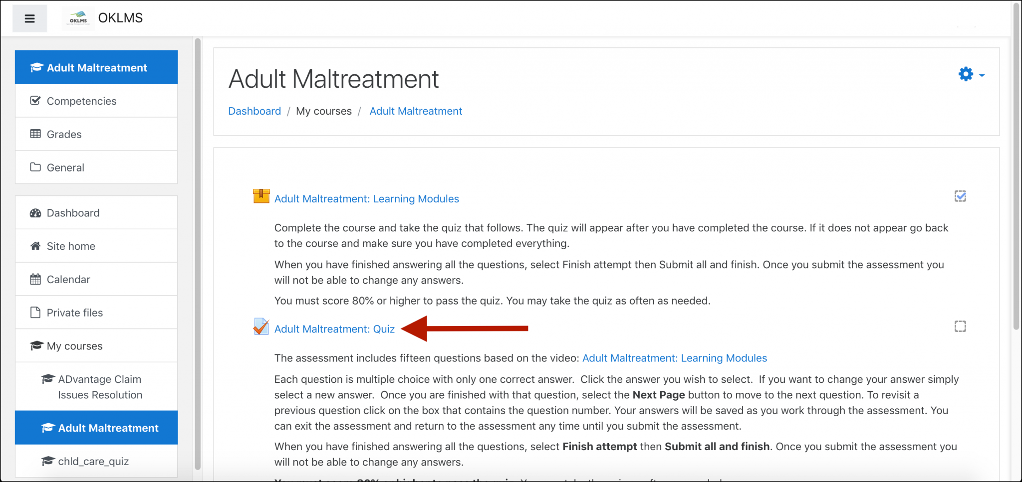 Quizzes/Assessments – Help
